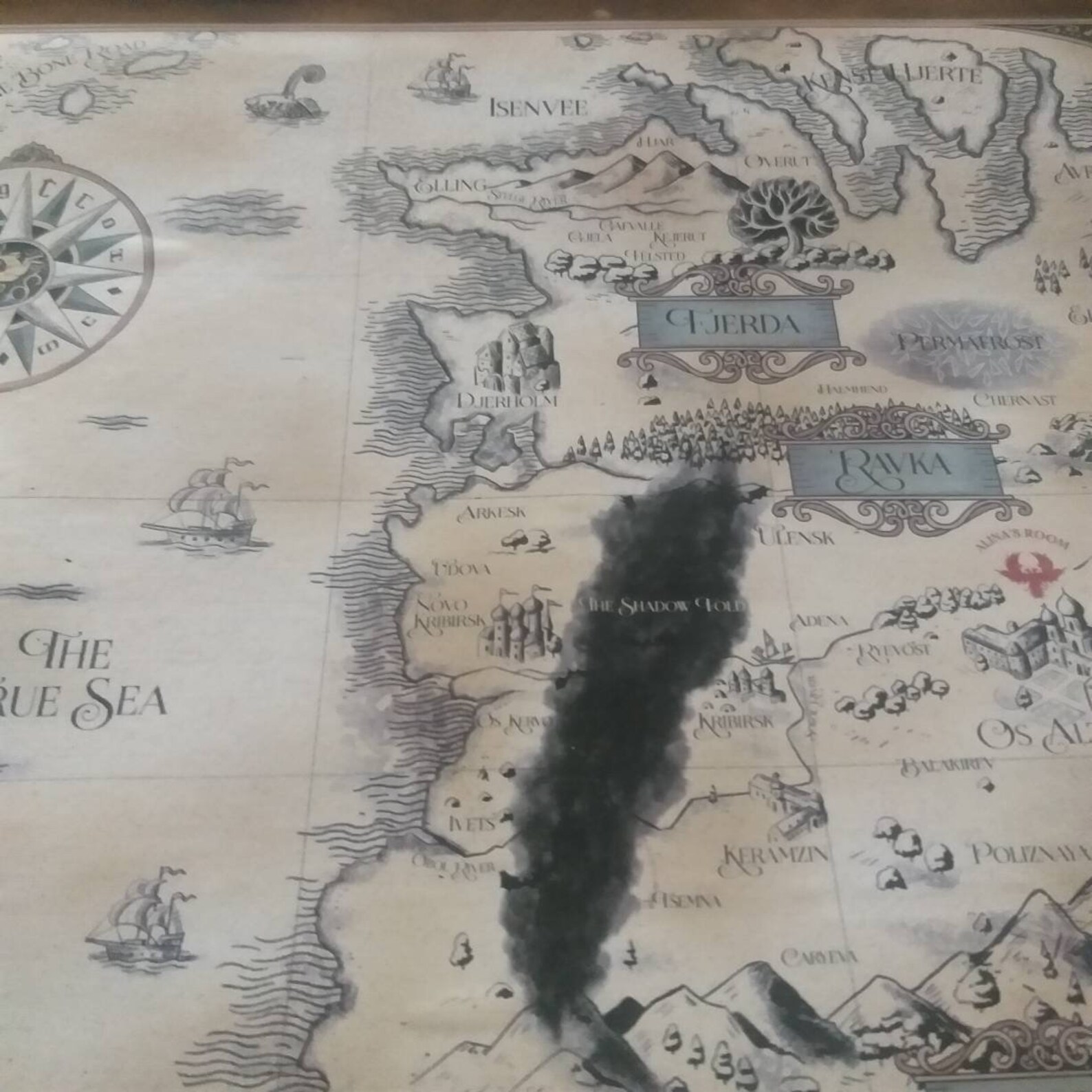 World of Grisha Map the Grishaverse Map Map of Ravka - Etsy