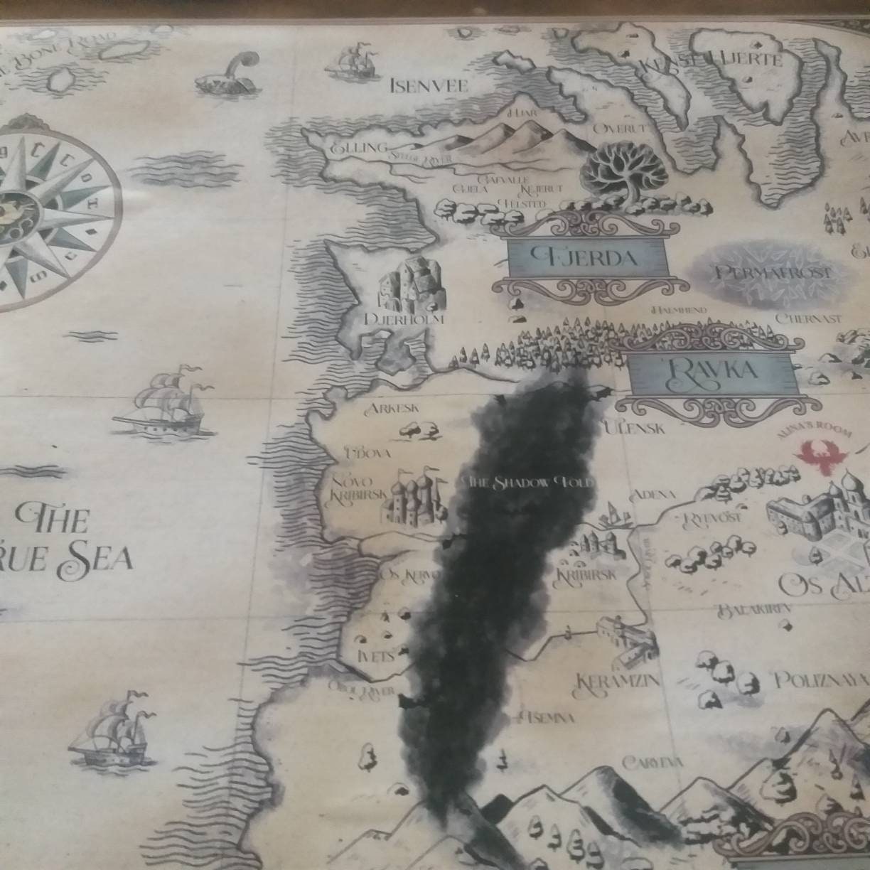 World of Grisha Map the Grishaverse Map Map of Ravka - Etsy