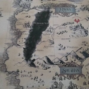 World of Grisha Map, the Grishaverse Map, Map of Ravka, Fantasy Map ...