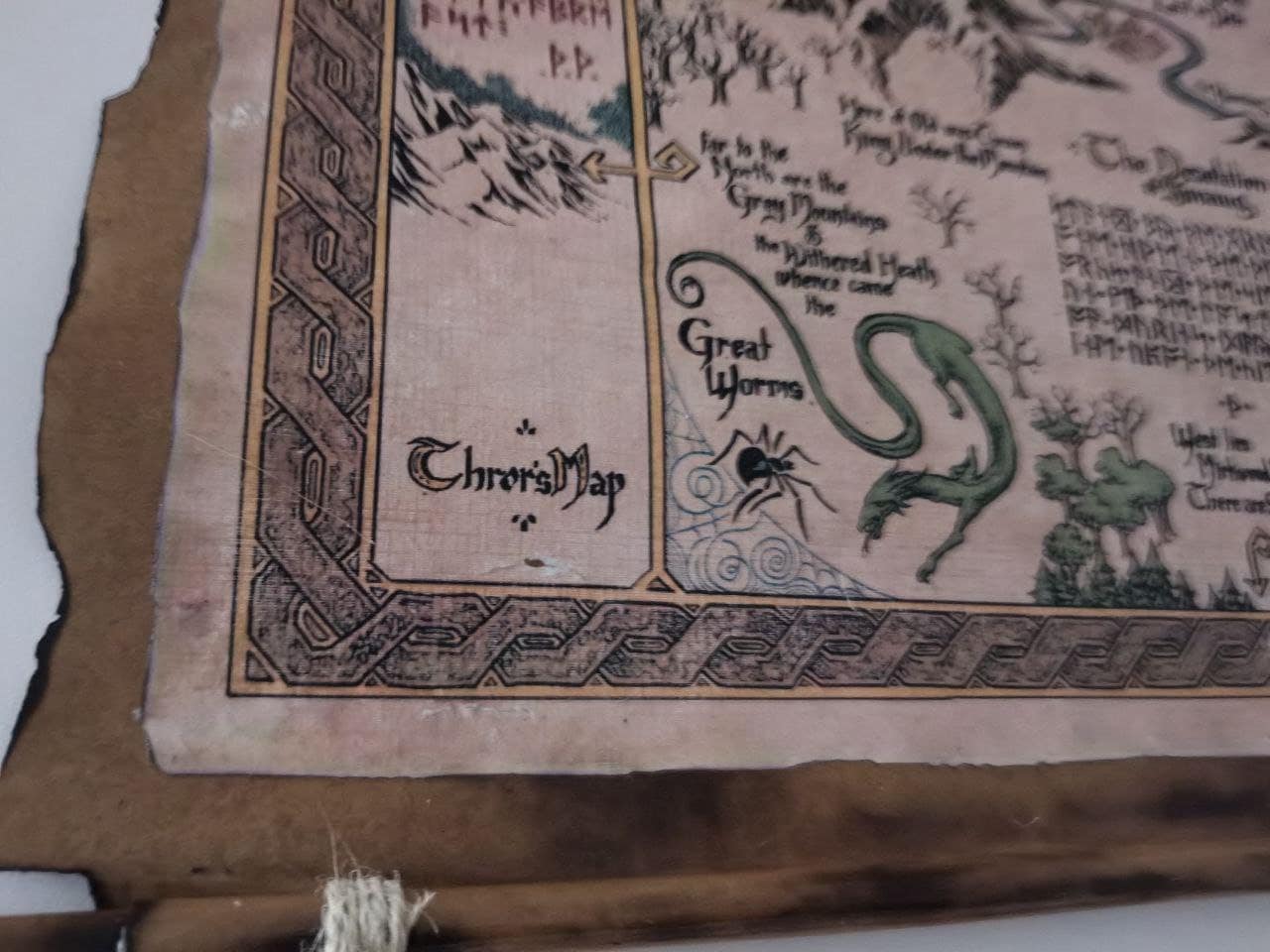 The Medieval in Middle Earth: Thror's Map Handmade Scrolls - Etsy Canada