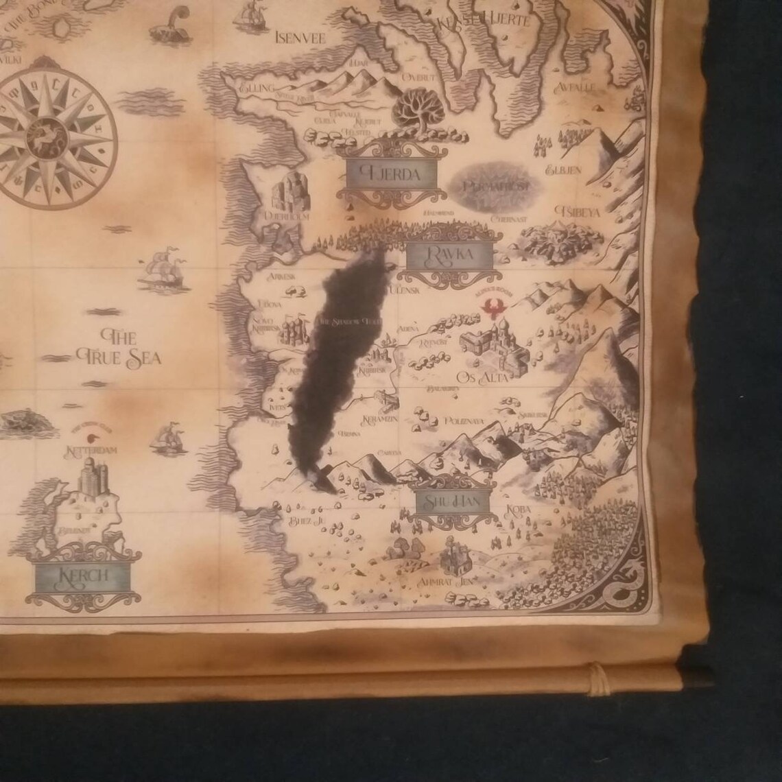 Grisha Map Ketterdam Map Map of Grishaverse Map of Ravka | Etsy Canada