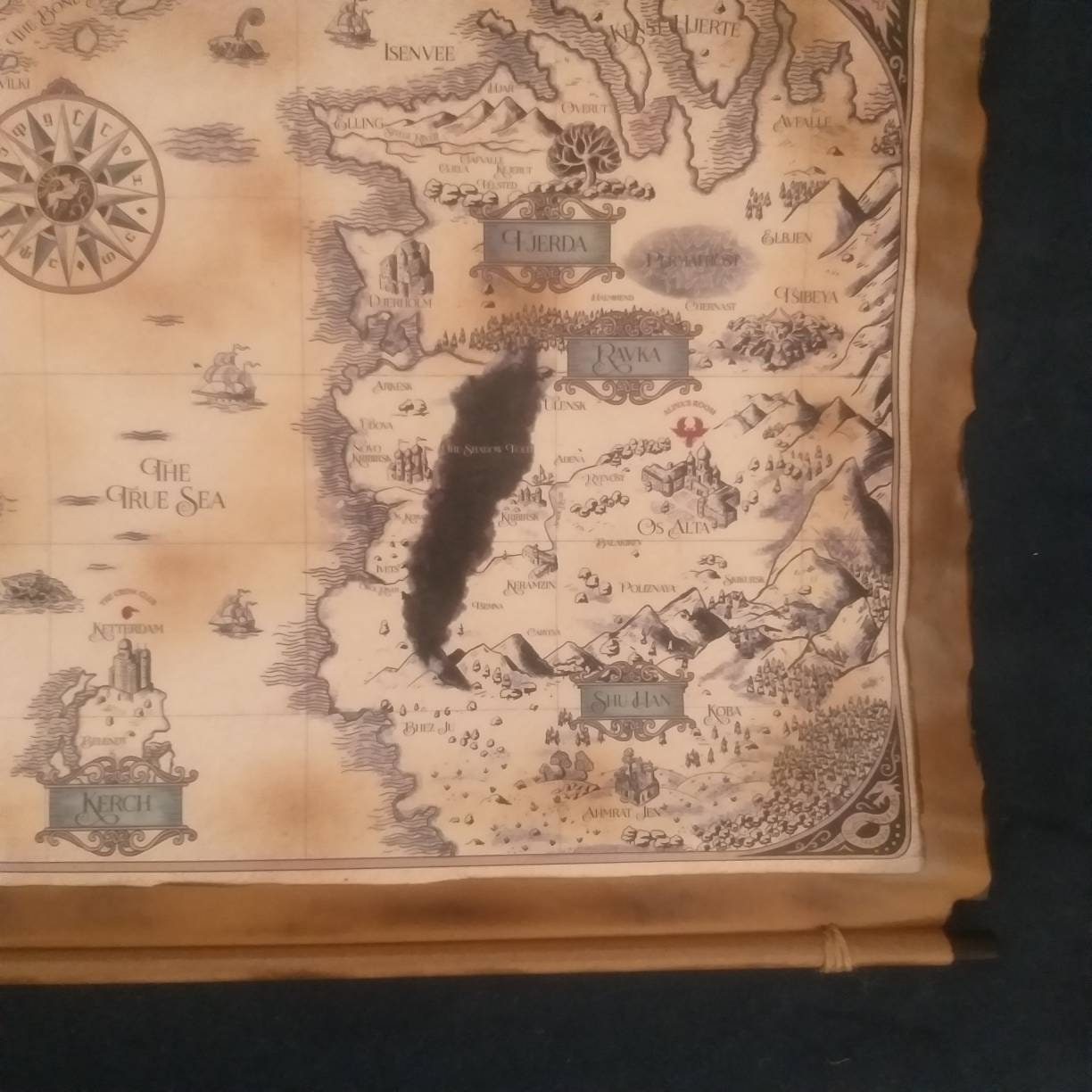 Grisha Map Ketterdam Map Map of Grishaverse Map of Ravka | Etsy