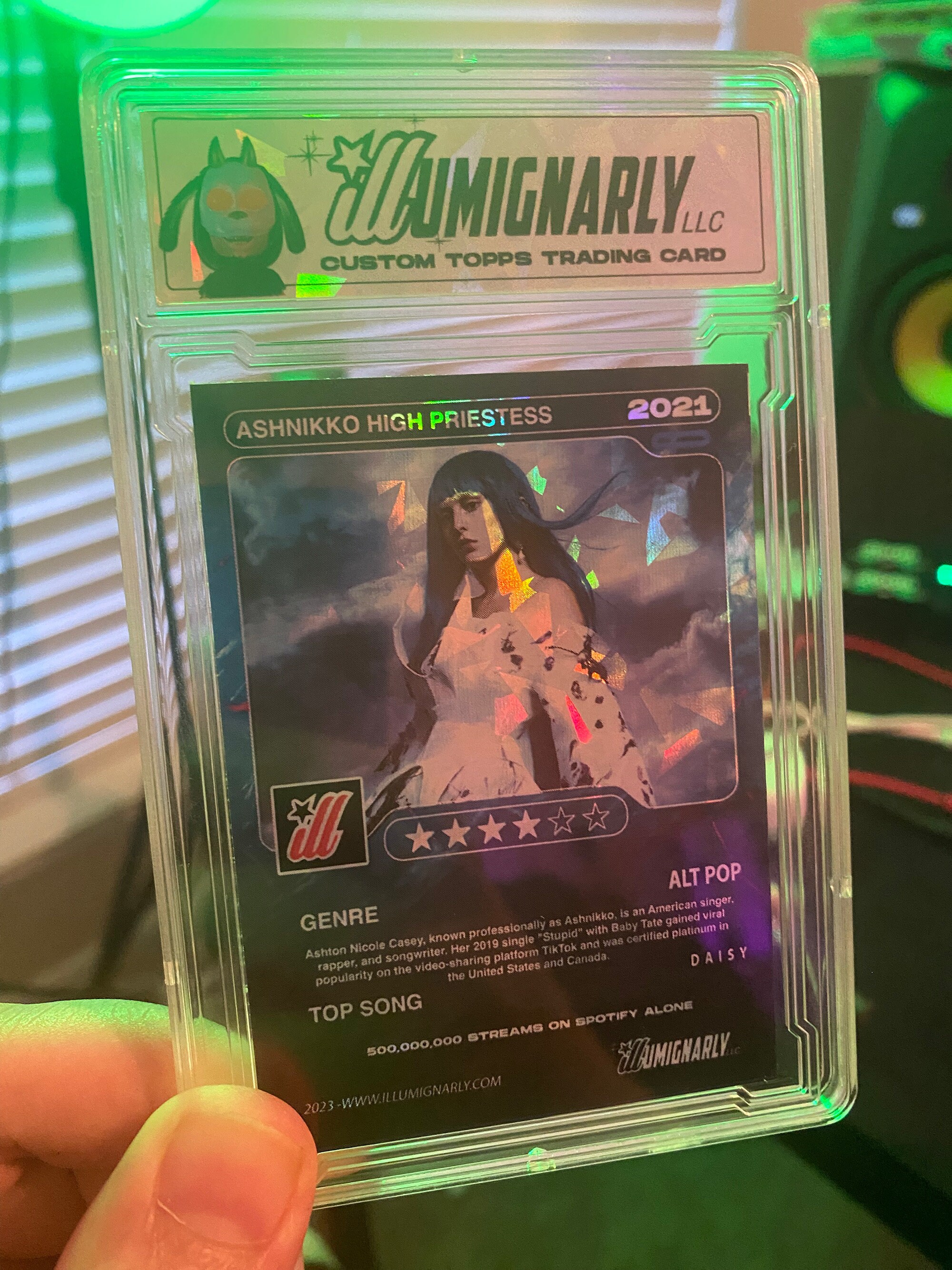 ASHNIKKO Underground Music Trading Card Phonk, Dark Trap - Etsy