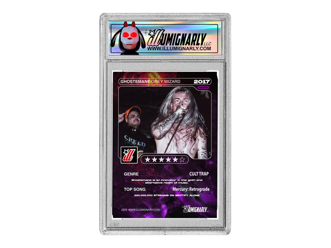 Ghostemane: Underground Music Trading Card | Horrorcore, Trap Metal - Etsy