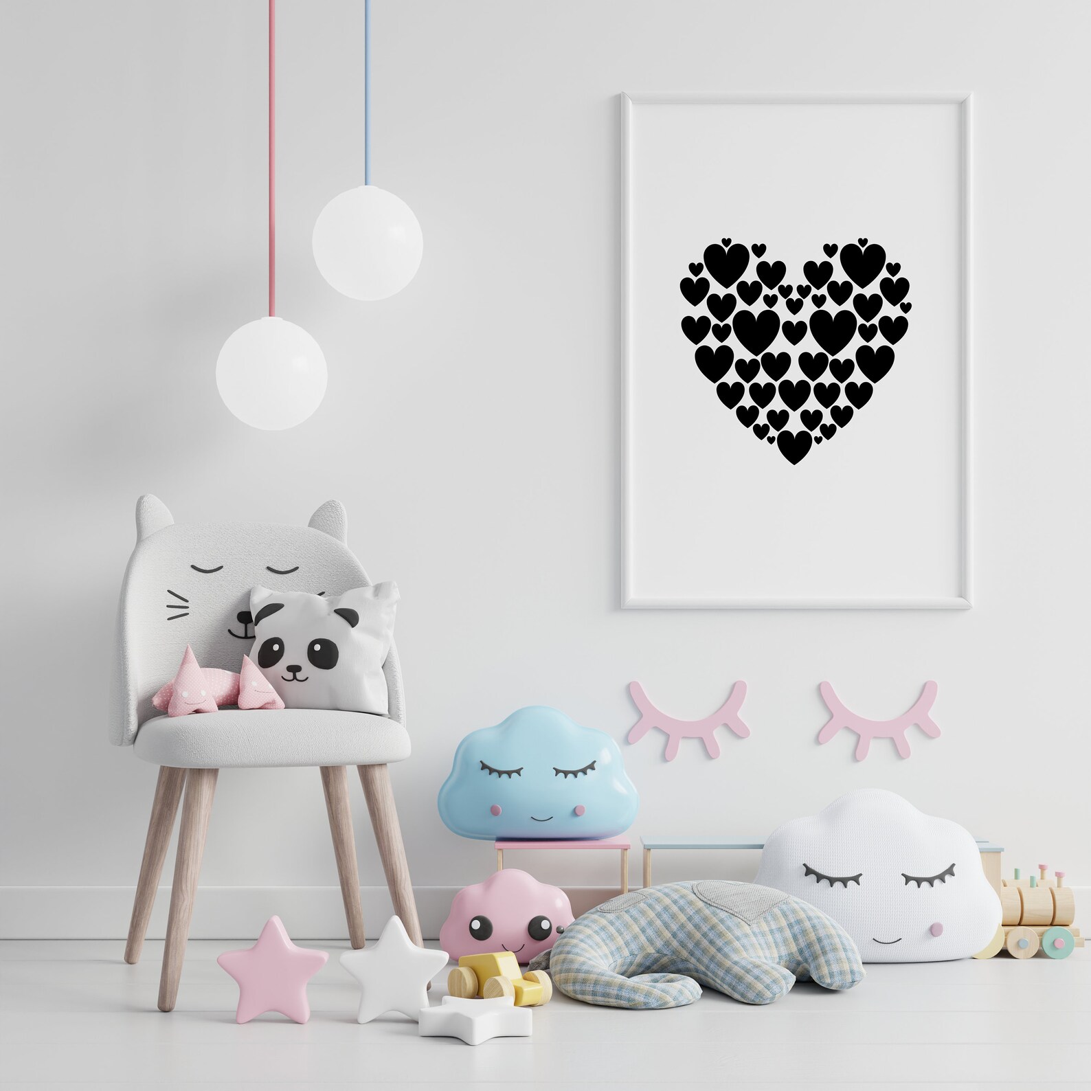 Heart Poster Poster Digital Poster Printable Wall Art Love | Etsy