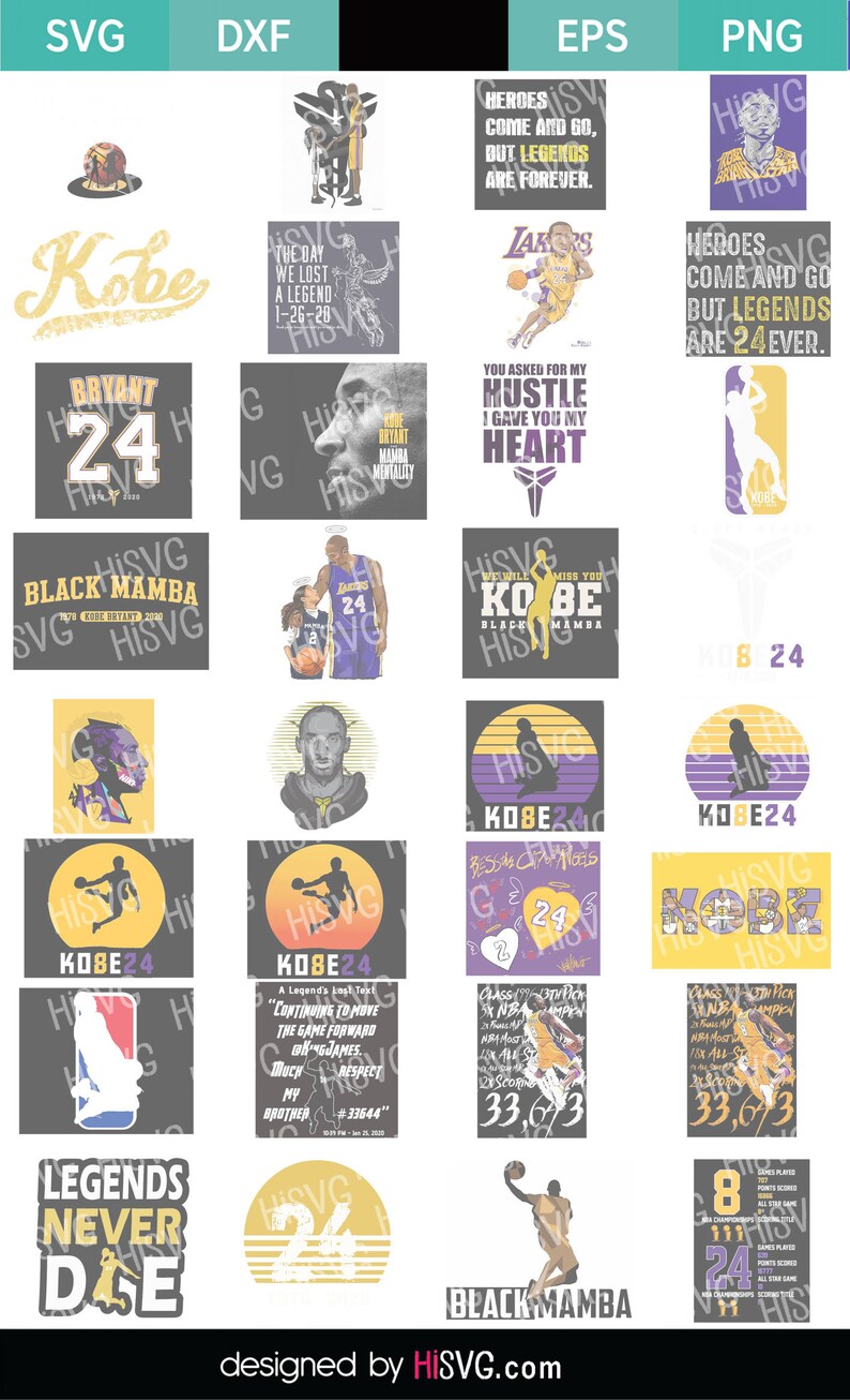 Postwall Mamba Mentality, SVG Bundle Svg ALL Files Bundle Dxf Svg Ai ...