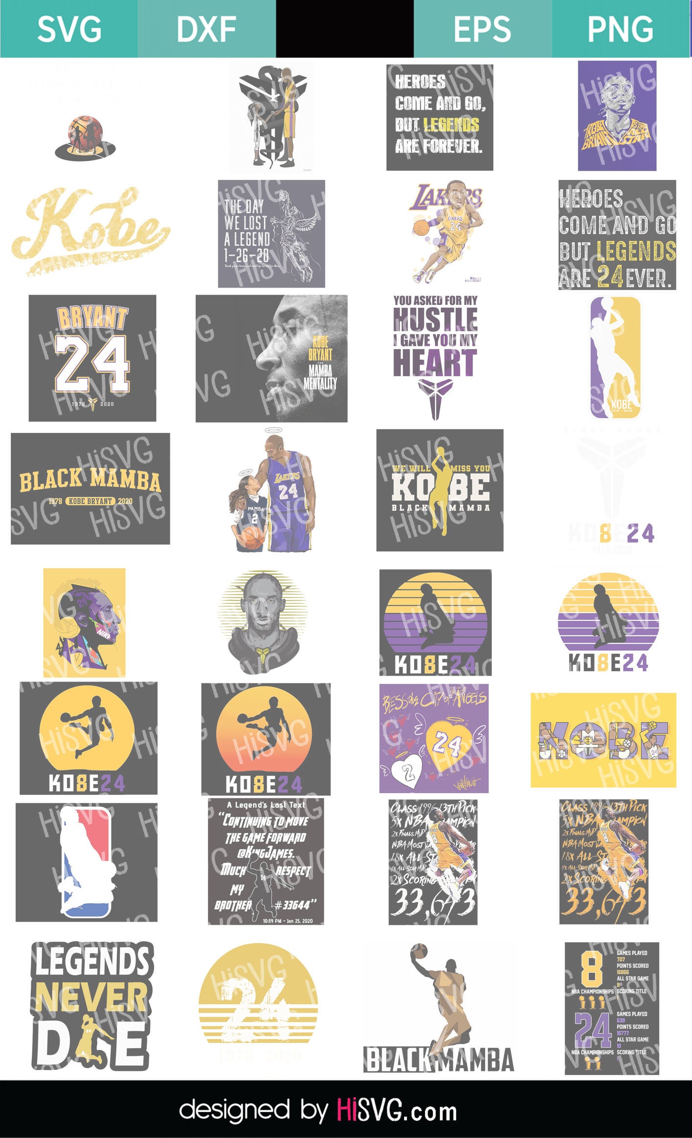 Postwall Mamba Mentality, SVG Bundle Svg ALL Files Bundle Dxf Svg Ai ...