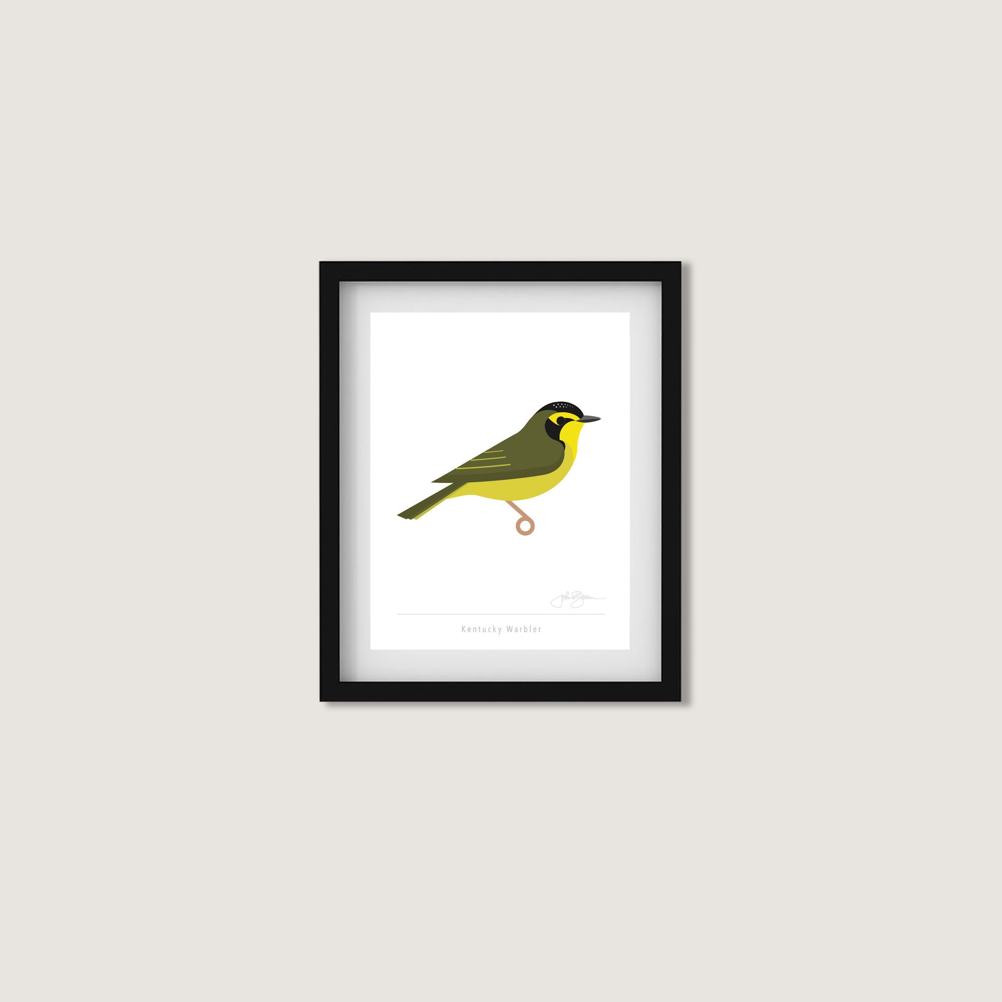 Kentucky Warbler - Fine Art Print - Etsy