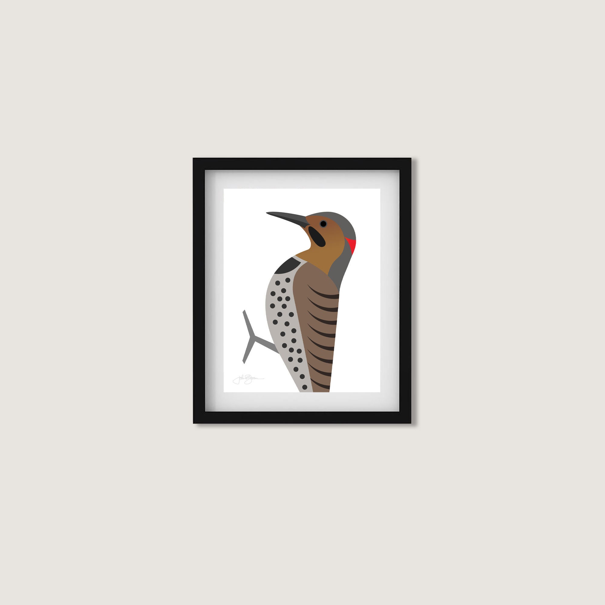 Northern Flicker Yellow-shafted Fine Art Print - Etsy