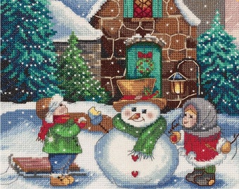 Cross Stitch Winter Scene Pattern - Etsy UK