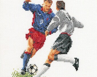 Football Cross Stitch - Etsy UK