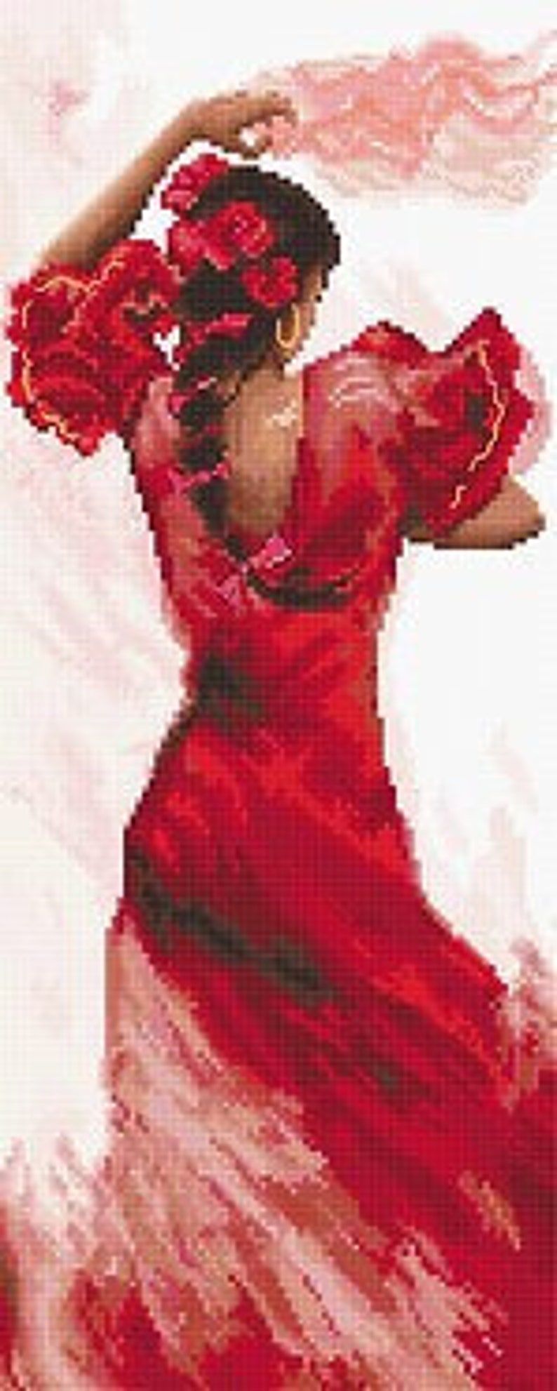 Counted Cross Stitch Kit, Letistitch, the Dance of Spain, 16 Count Aida ...