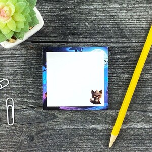 Kawaii Werewolf Sticky Notes: Adorable Office Supplies - Etsy