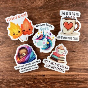 Beleaf in You Kawaii Autumn Motivational Sticker - Etsy