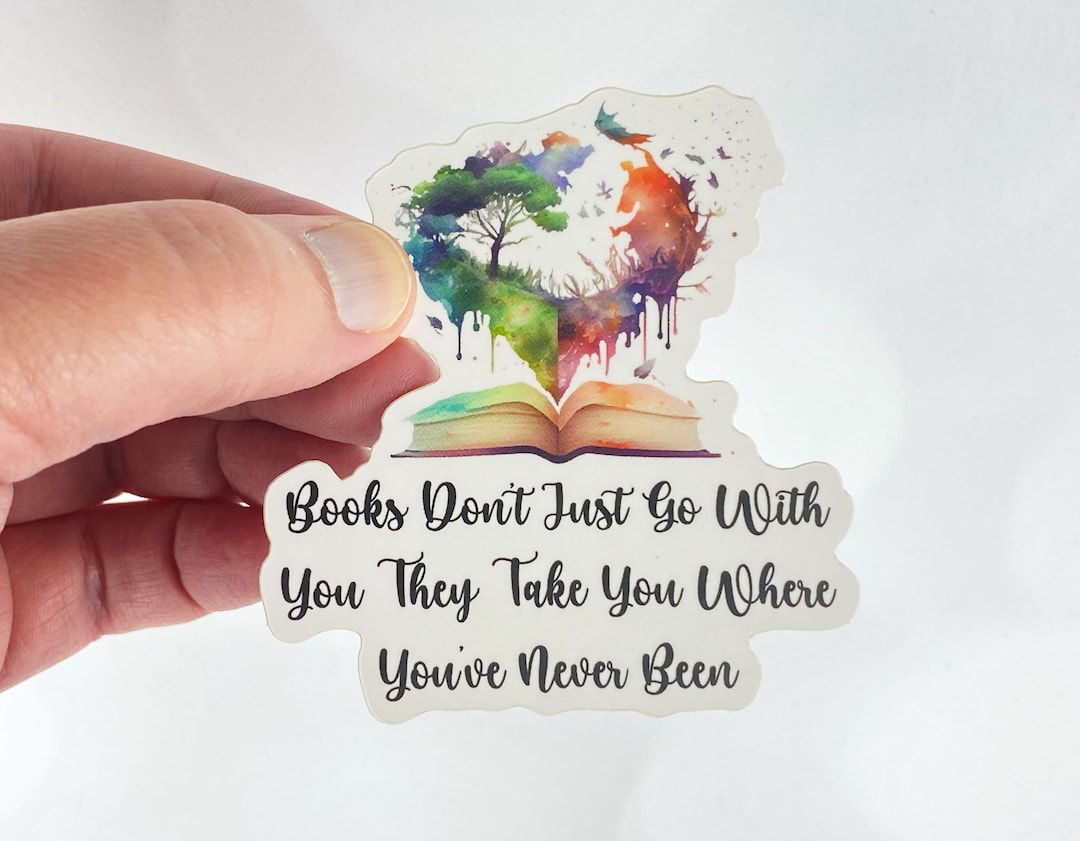 Reading Will Take You Everywhere Fun Sticker for Book Lovers and ...