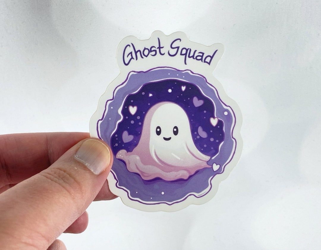 Join the Ghost Squad: Cute Pastel Goth Sticker - Etsy