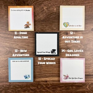 Creative Sticky Note Trio: Customize Your Workspace - Etsy