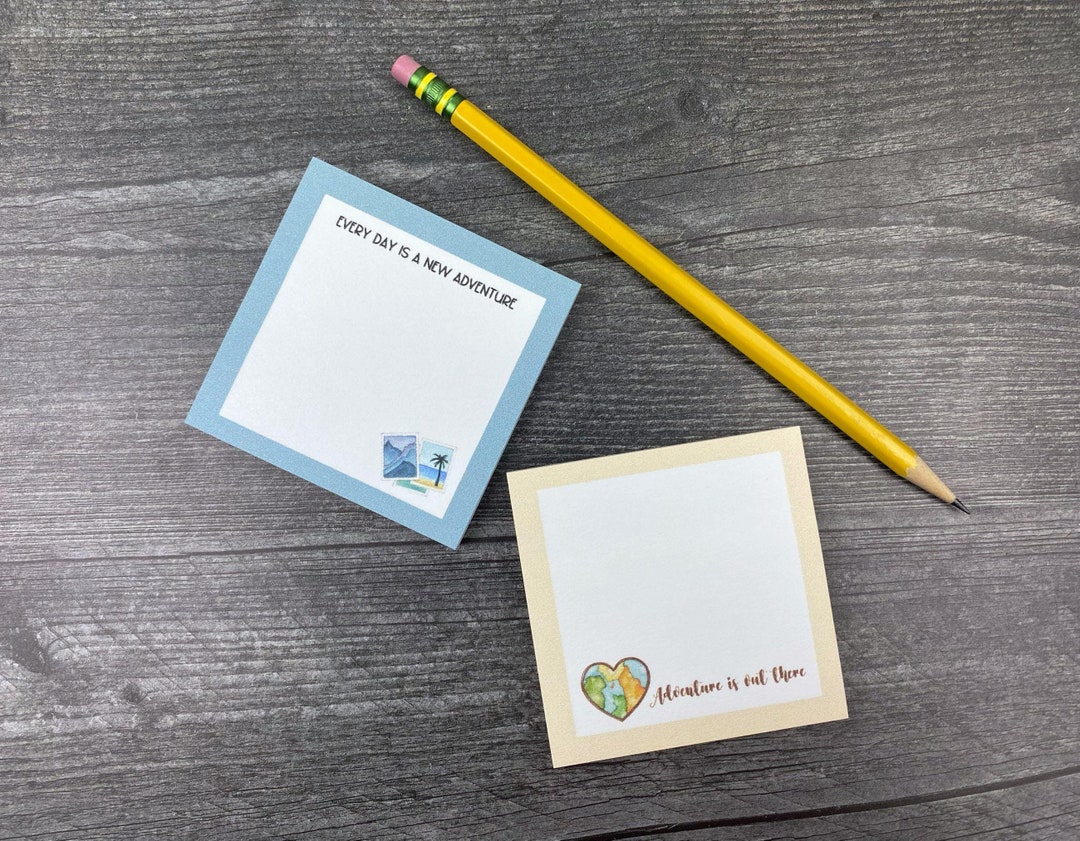 Adventure-themed Sticky Notes Perfect Graduation Gift - Etsy
