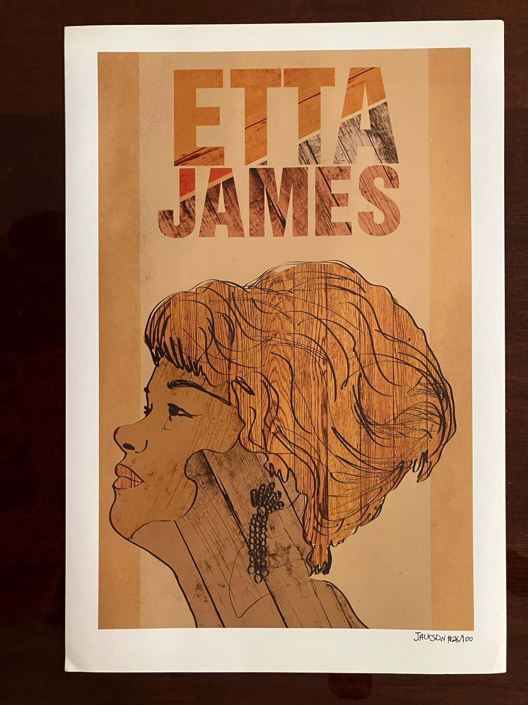 Print of Singer Etta James, Black American Blues and R&B Singer, Female ...