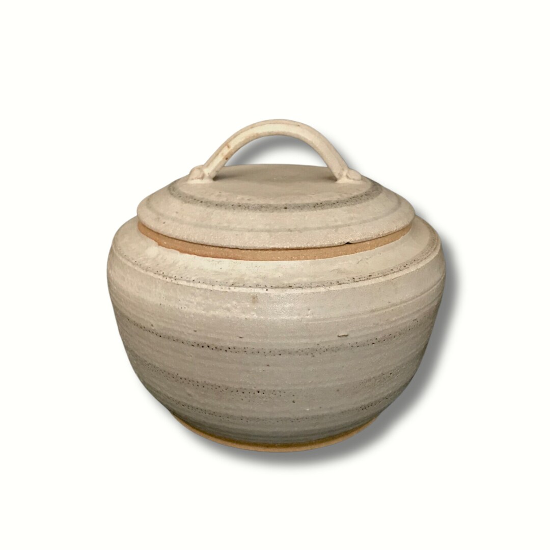 Handmade Ceramic Container With Lid Ceramic Jar With Handles - Etsy
