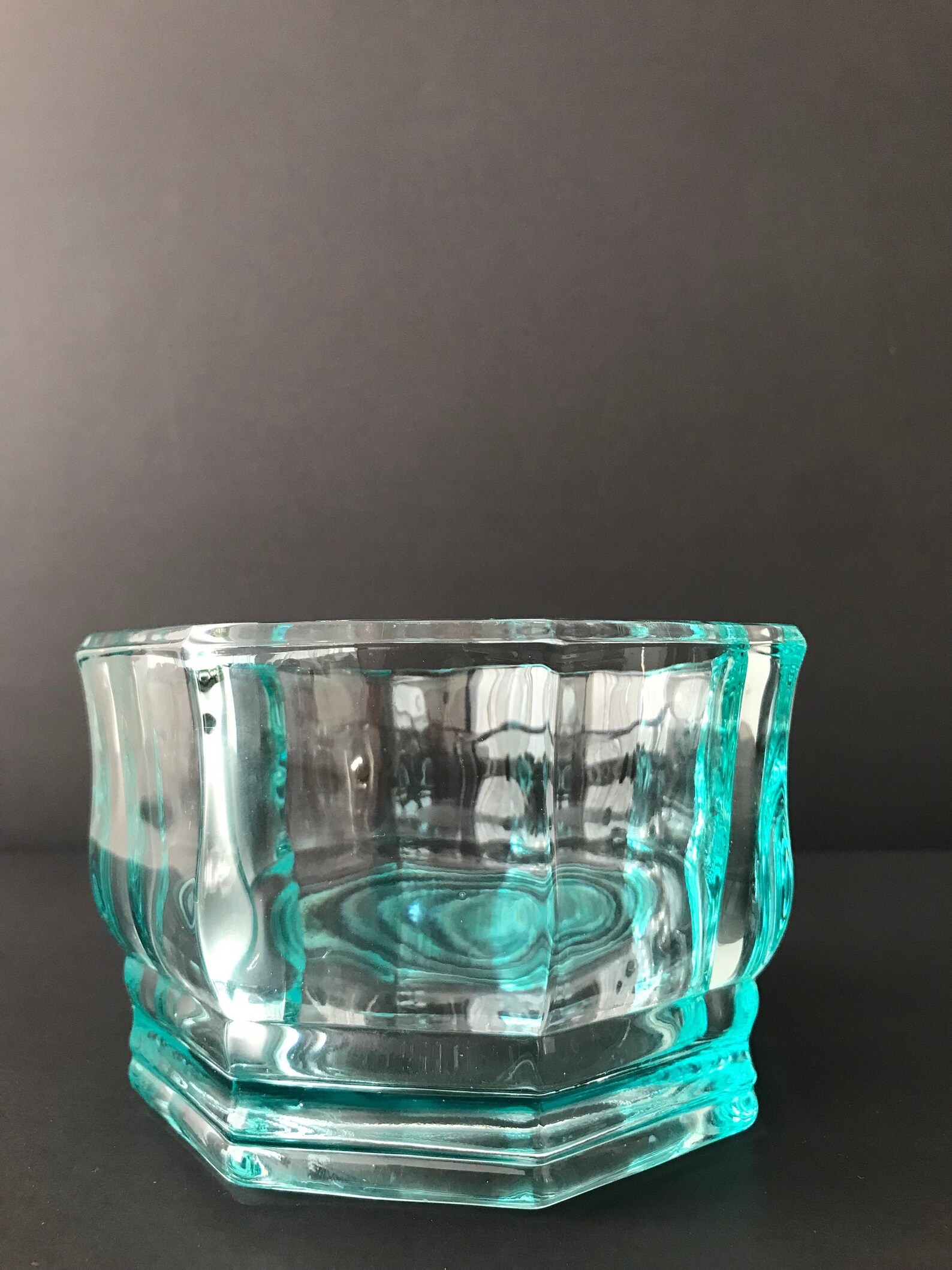Blue Glass Candy Dish Vintage at Anthony Monroy blog