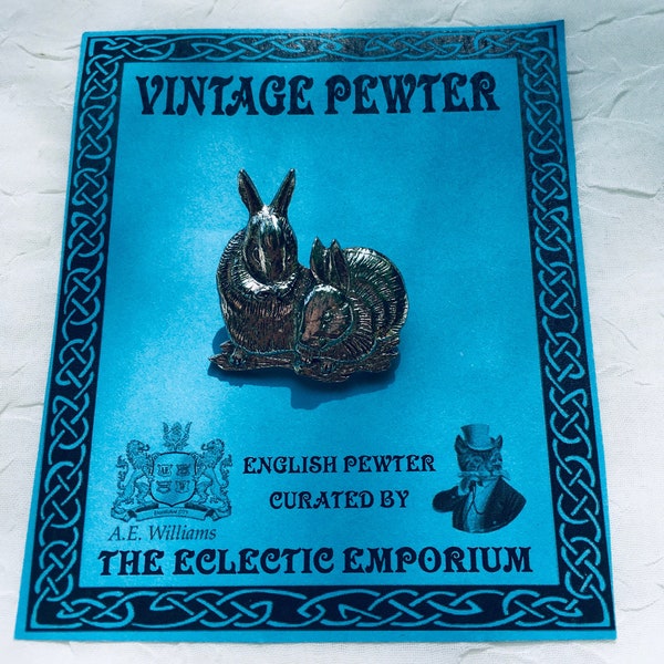 Pewter Rabbit - Etsy UK