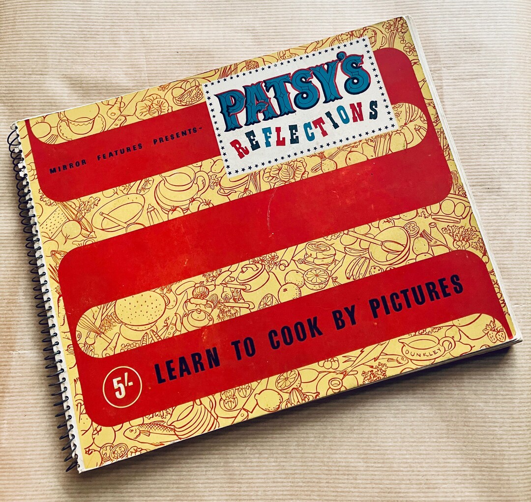 Patsy's Reflections 1940s Vintage Cookbook Cartoon Style Learn to Cook ...