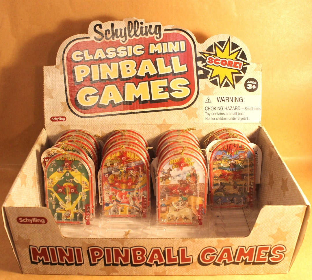 Classic Mini Pinball Games 4 to Choose From 50's/60's Style Retro ...