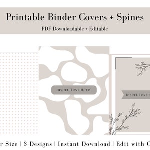 Printable Binder Covers | School Binder | College Binder Covers | Back ...