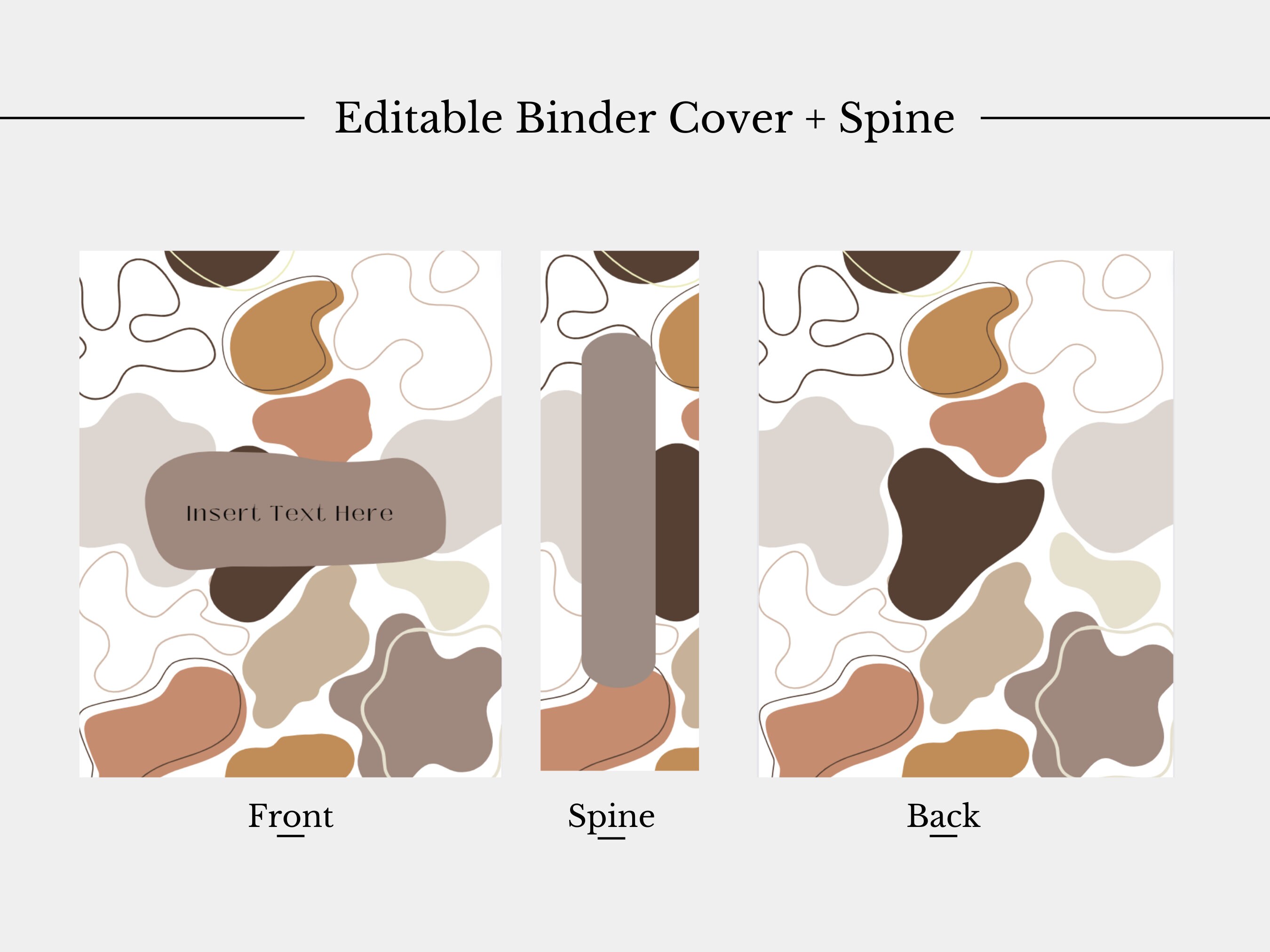 Binder Cover Templates | Binder Organization | Binder Notebook | Binder ...