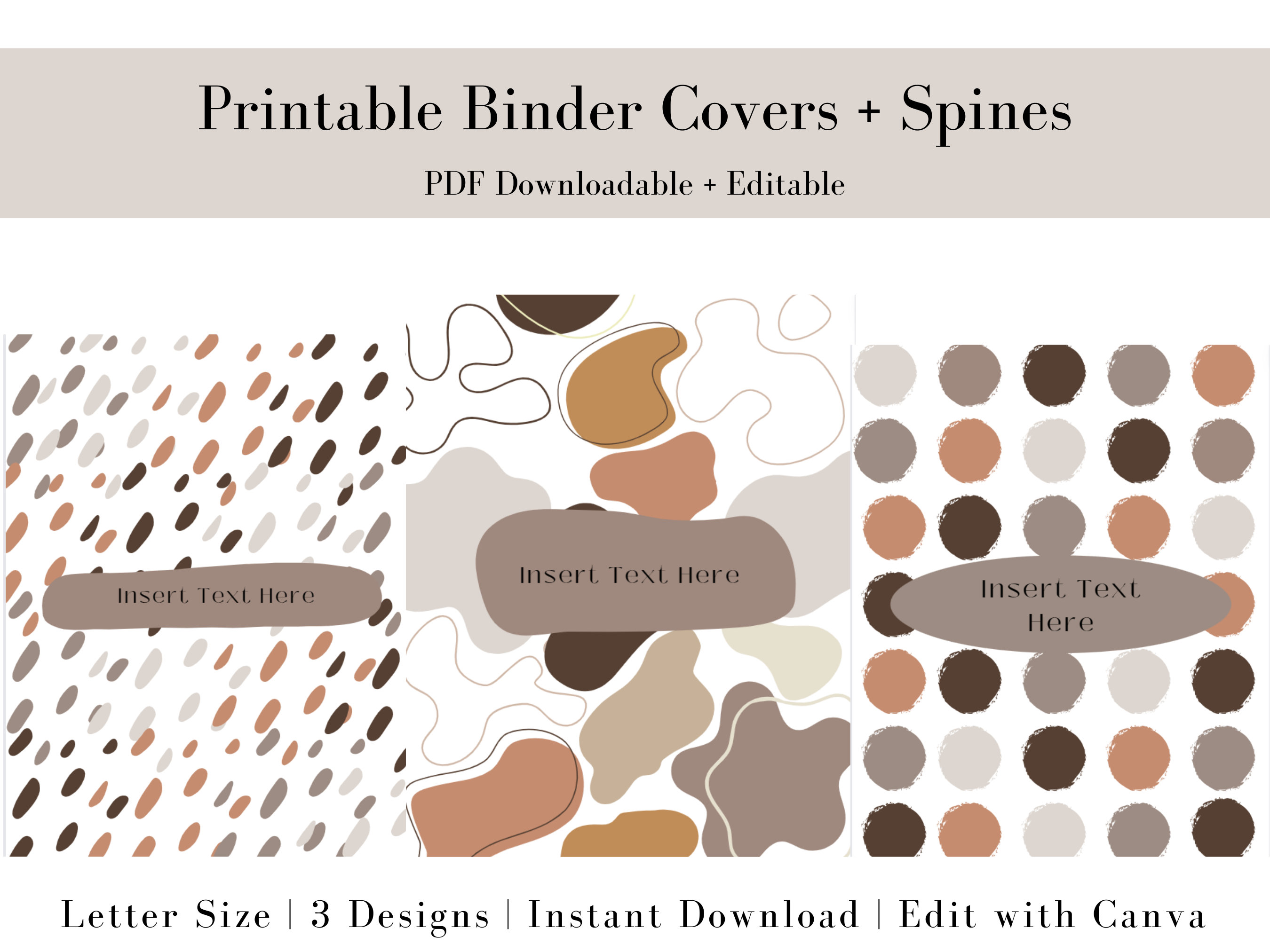 Binder Cover Templates Binder Organization Binder Notebook Binder Cover ...