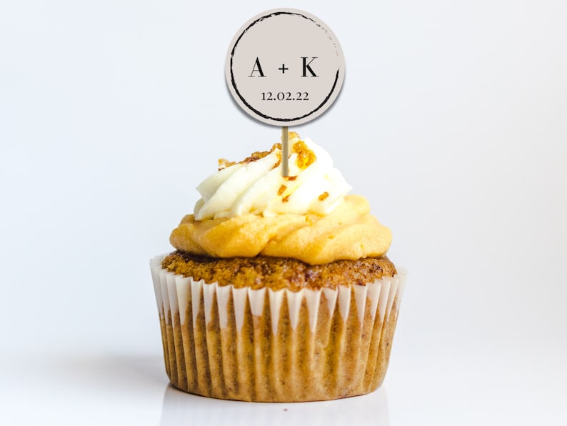 Custom Cupcake Toppers | Cupcake Toppers Wedding | Cupcake Toppers ...