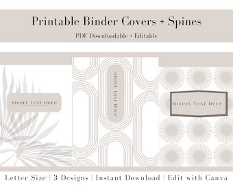 Binder Cover Templates | Binder Organization | Binder Notebook | Binder ...