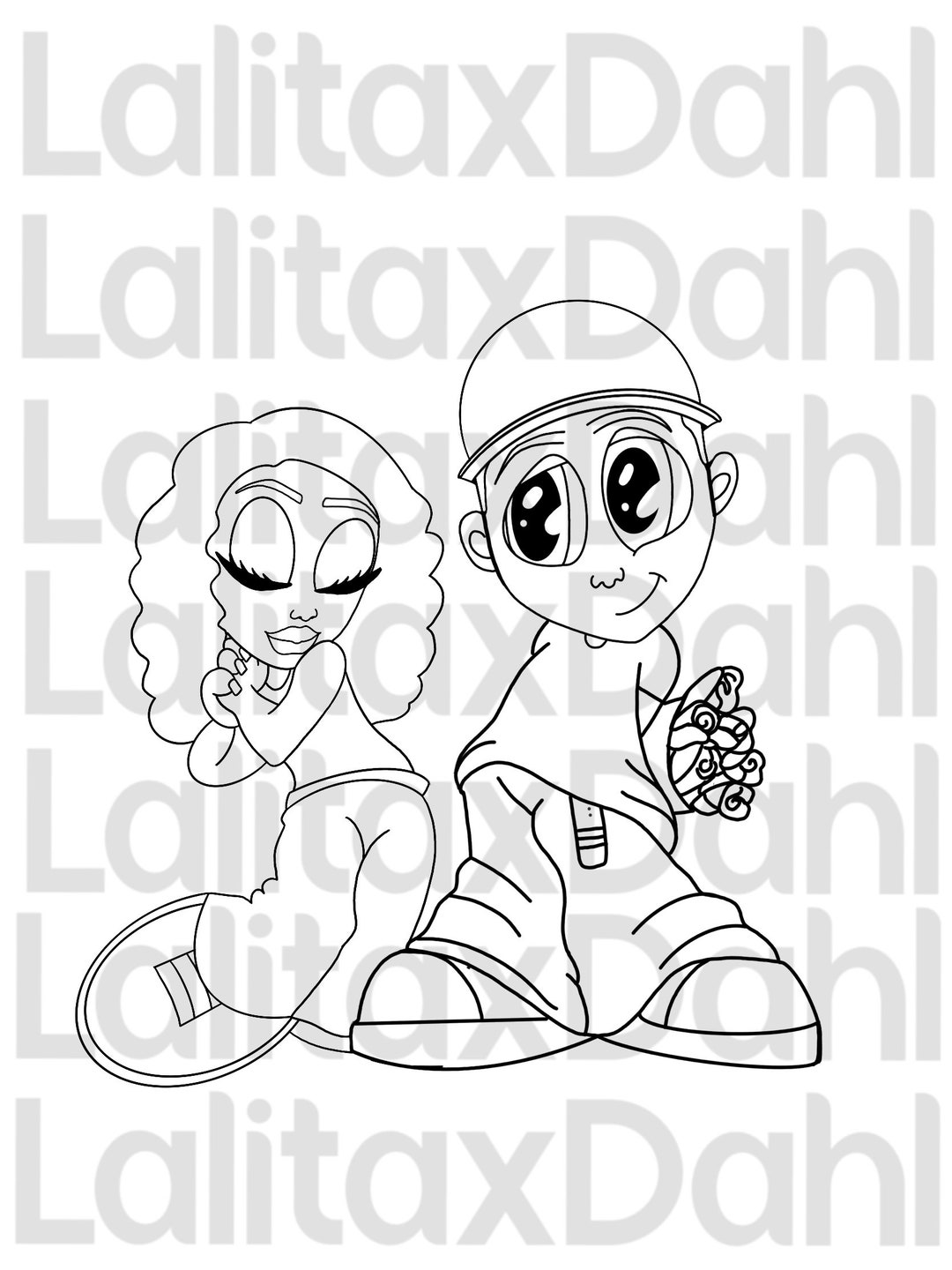 Couples Coloring Page for Date Night, Couples Coloring Ideas, Coloring ...