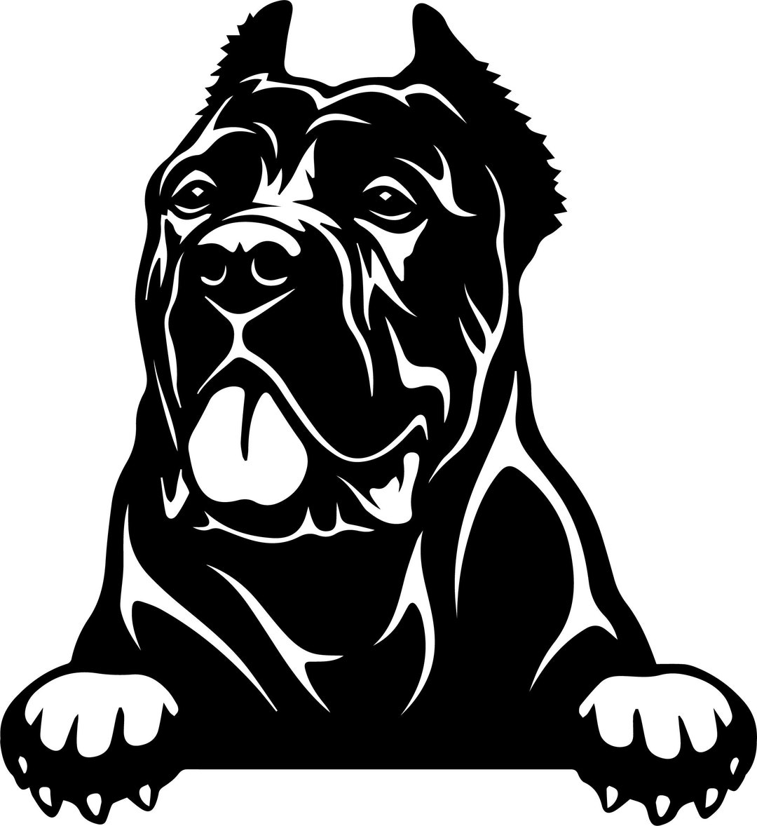 Cane Corso Dog Sticker for Wall Glass or Metal Matt Vinyl - Etsy