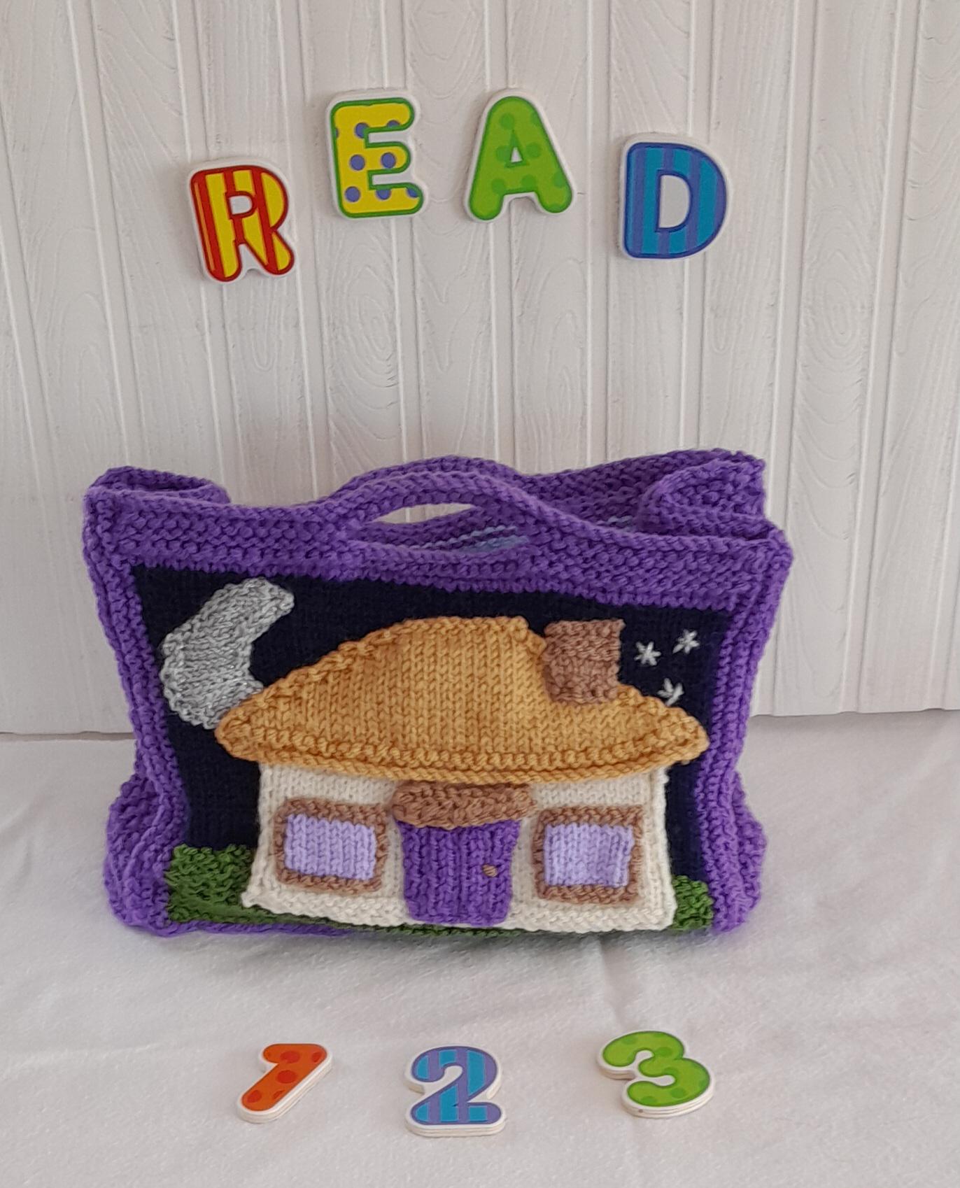 Book Bag and Dolls Knitting Pattern - Etsy