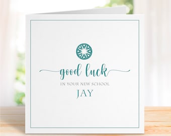 New School Good Luck Card - Etsy UK