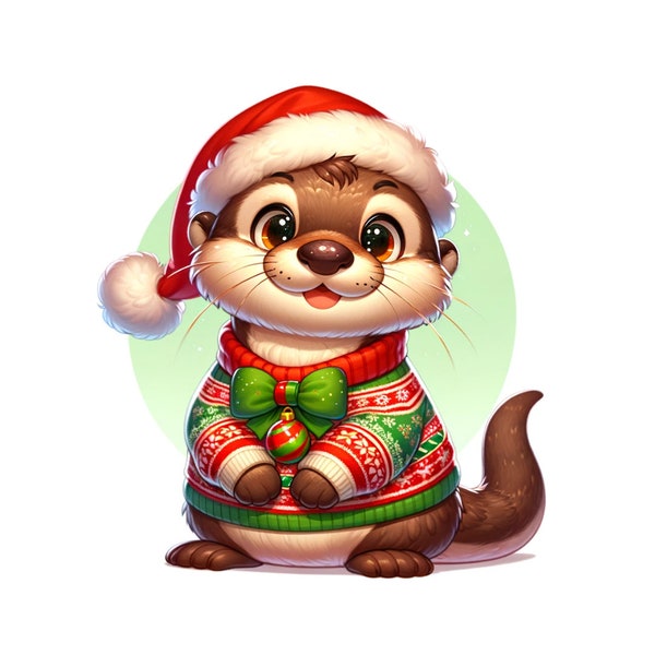 Otter Illustration - Etsy