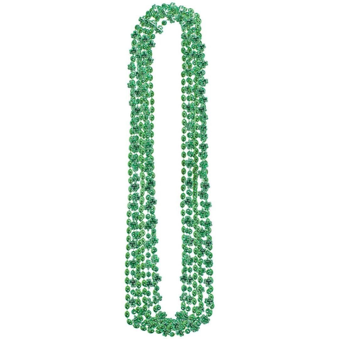 St. Patrick's Day Bead Necklaces St. Patty's Day Lucky Charms Shamrock ...