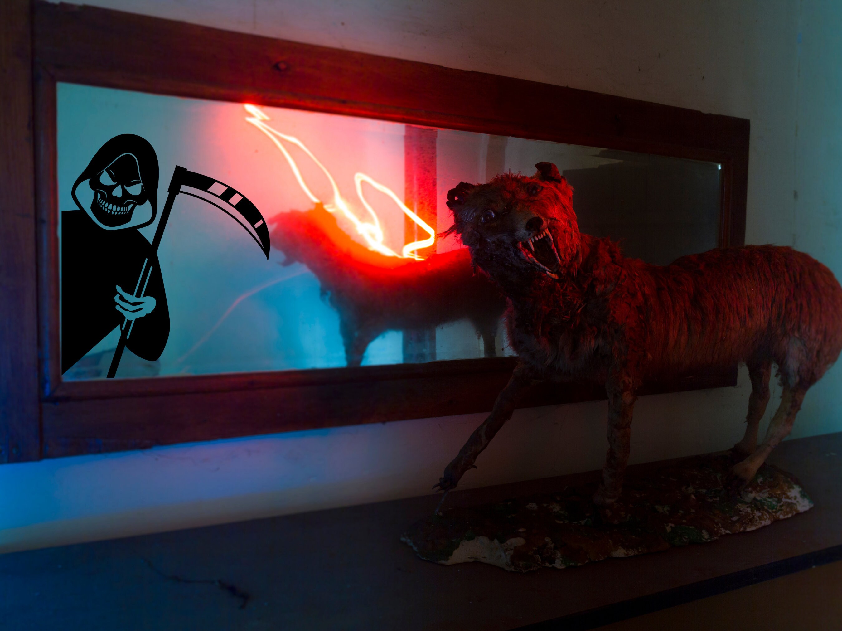 Peeping Grim Reaper Halloween Window Decoration Vinylturtle - Etsy