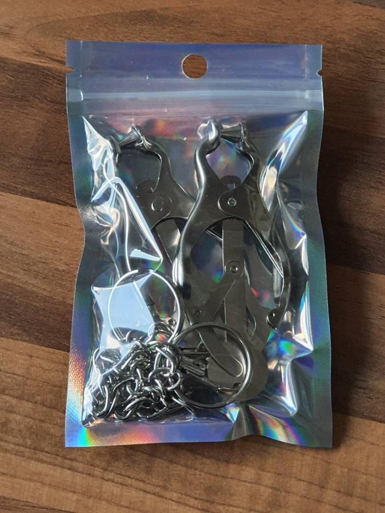 Unique Customised Clover Nipple Clamps With Single Spike bdsm | Etsy Canada