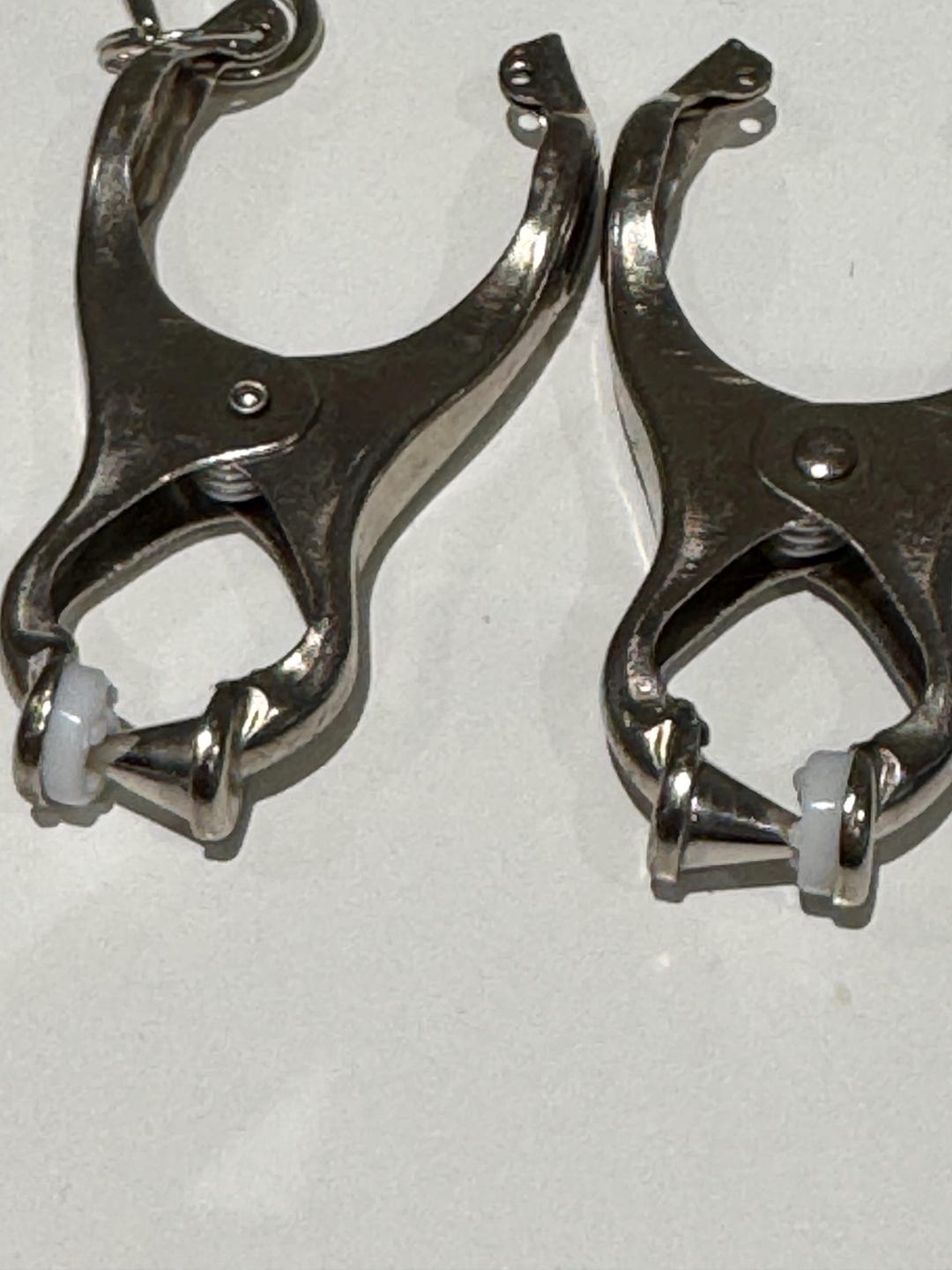 Single Spiked Nipple Clamps: Extra Wide Opening *bdsm Pain Fetish ...