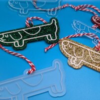 Dog With Heart Ornament - Etsy