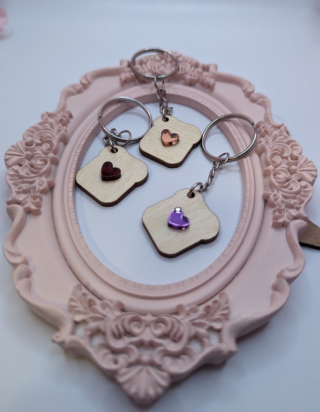 PB and J Keychains - Etsy