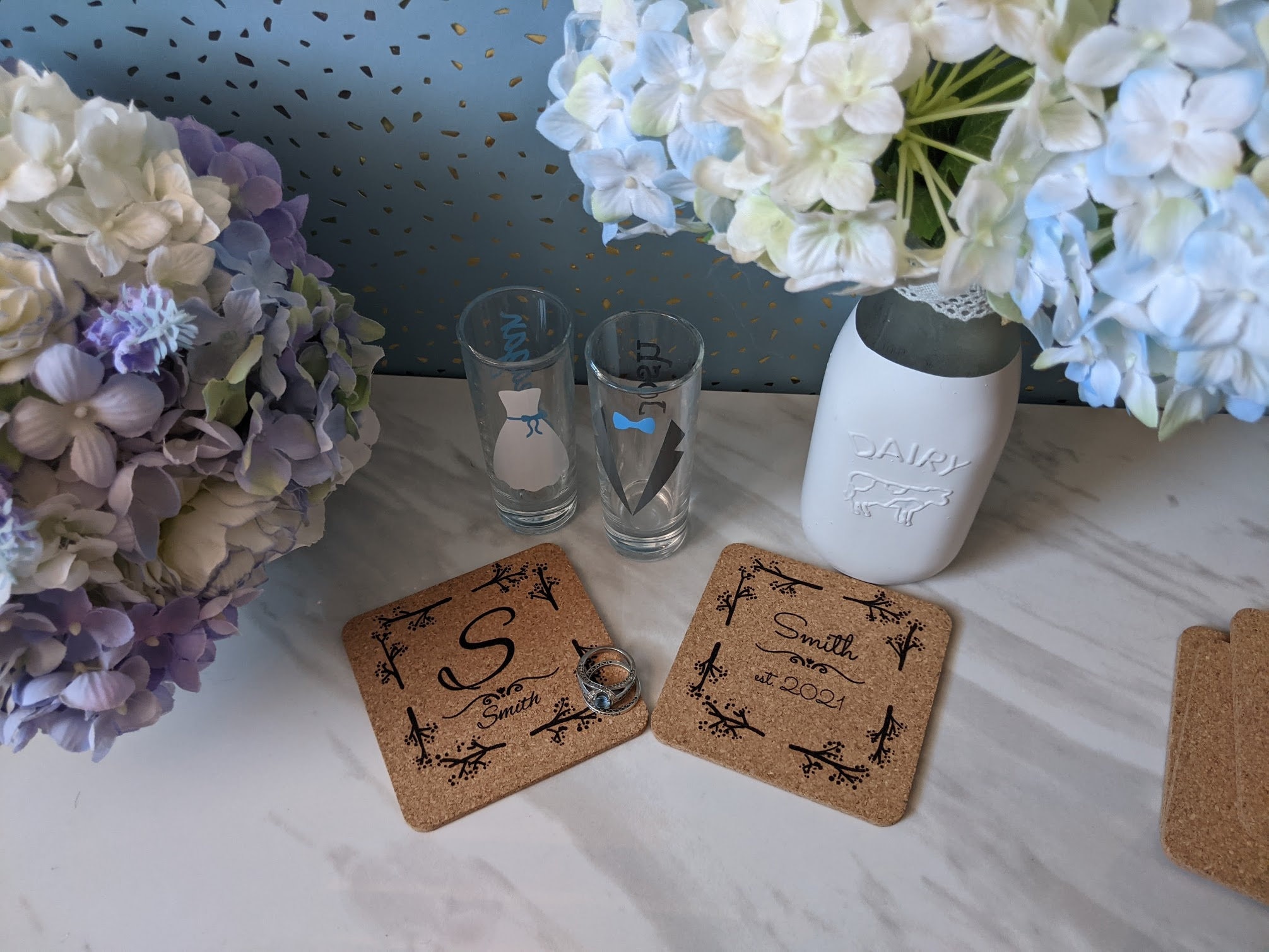 Custom Name Coasters - Etsy