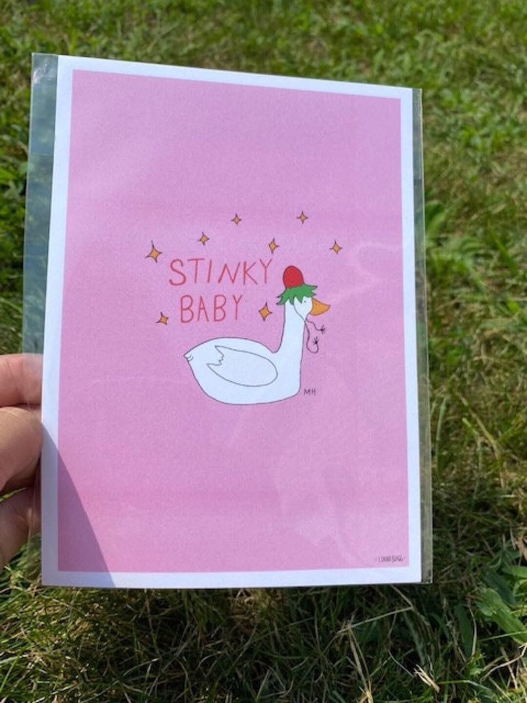 Cute & Funny Stinky Baby Duck Print - Etsy