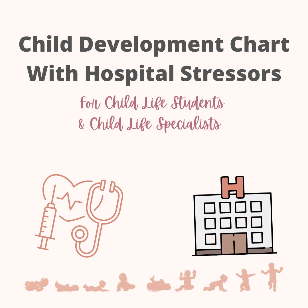 Child Development Chart for Child Life Students | Etsy