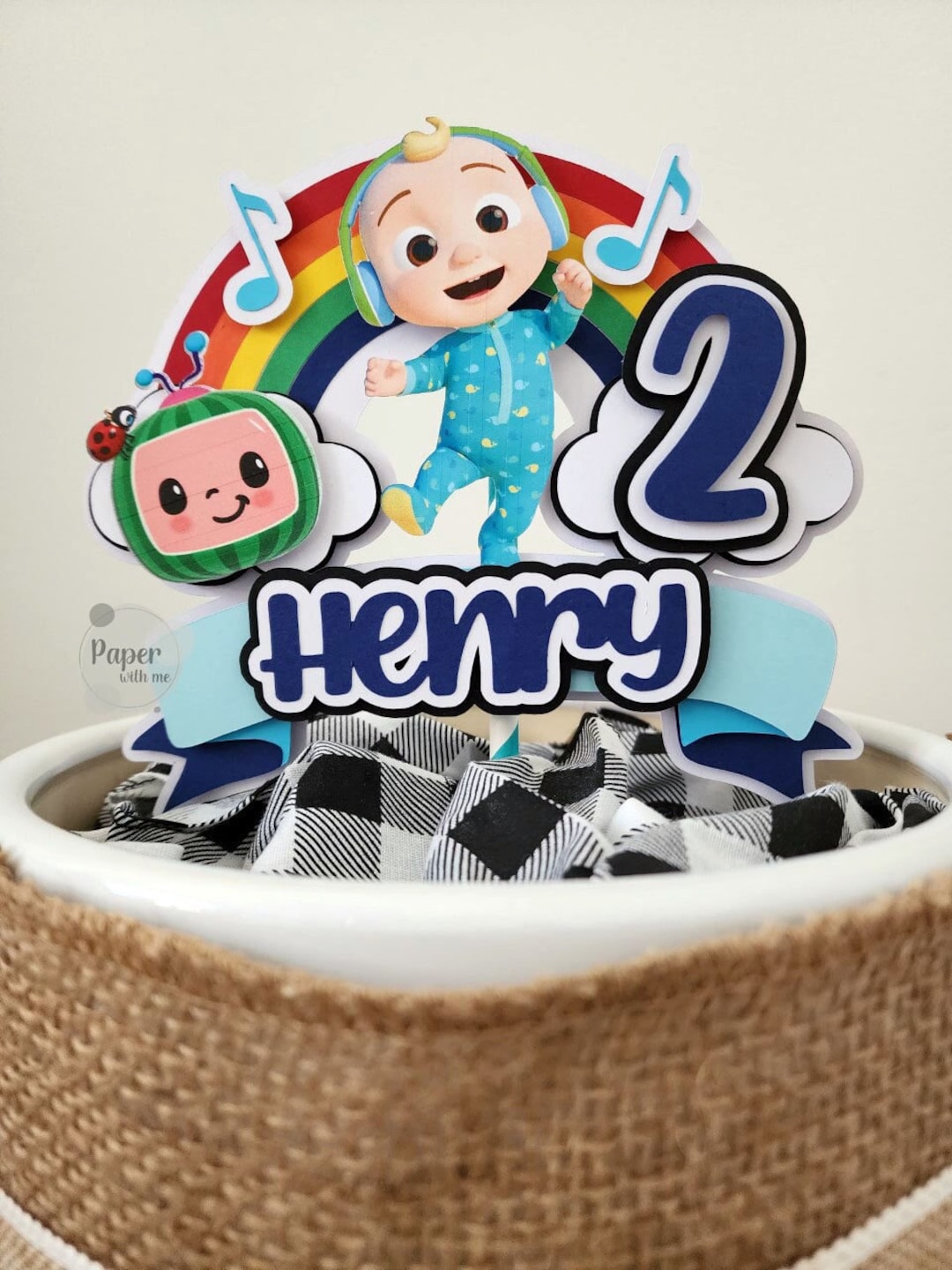 Handmade Coco Themed Cake Topper - Etsy