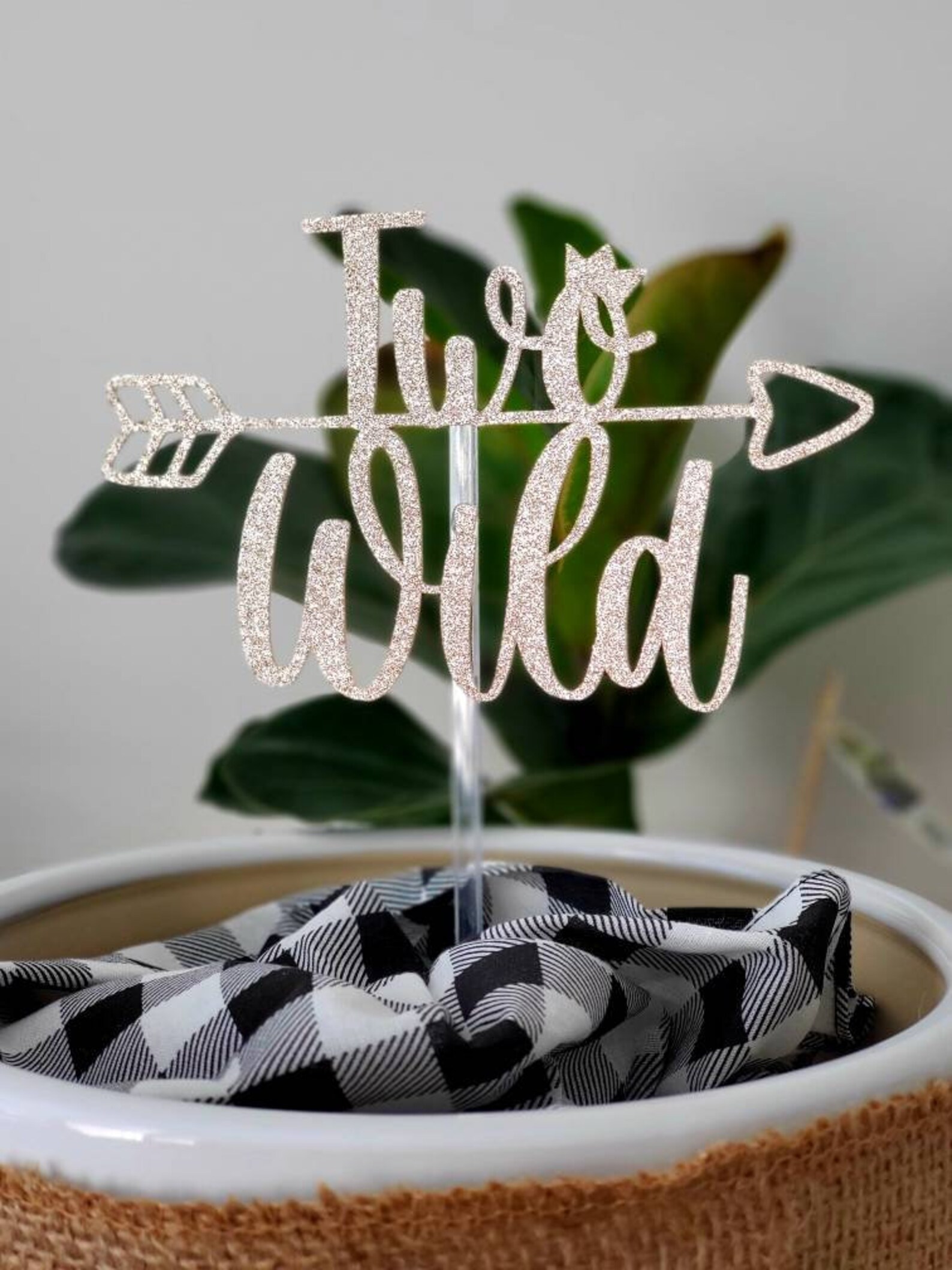 Two Wild Birthday Cake Topper - Etsy Canada