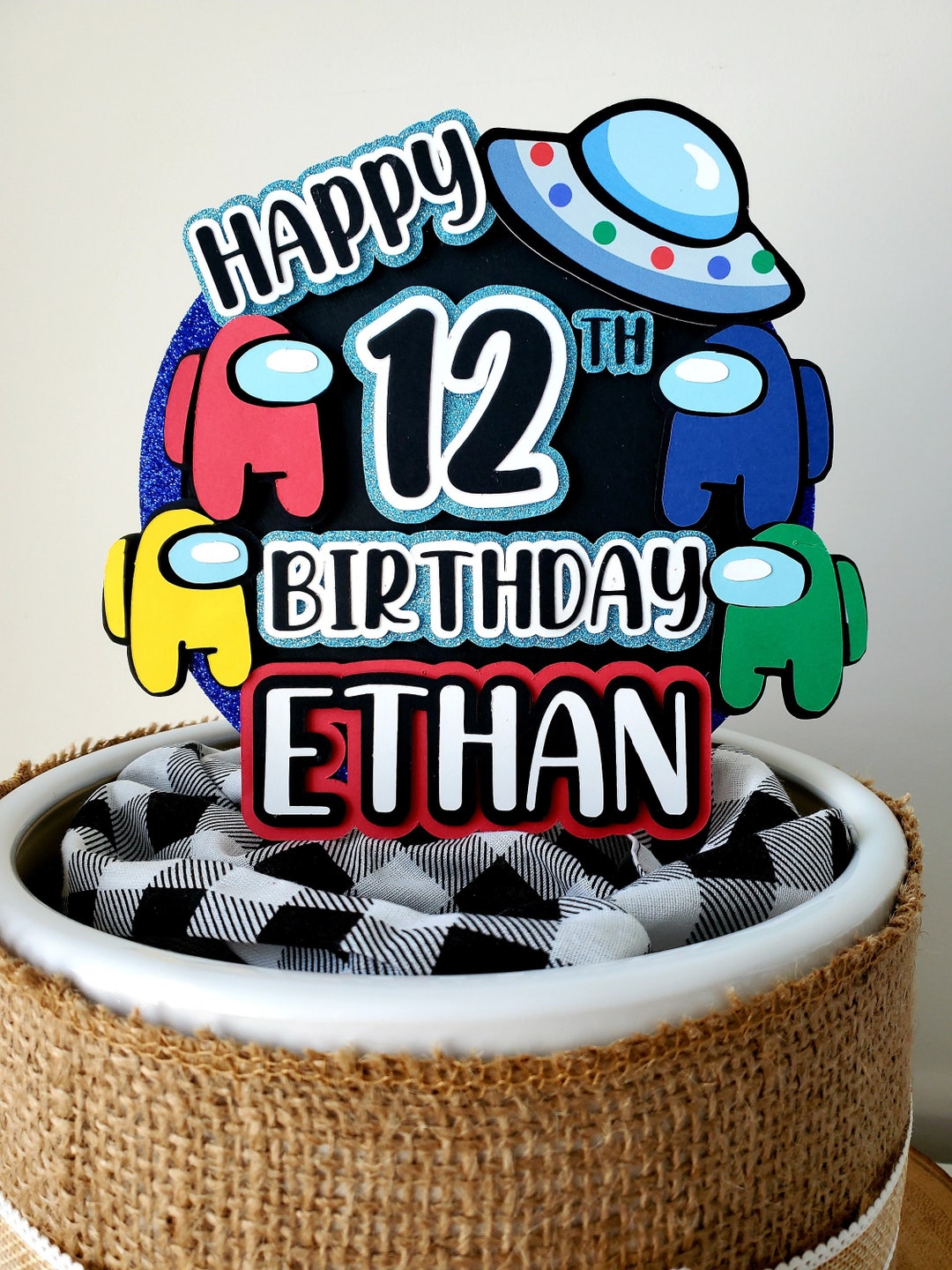 Among Us Cake Topper - Etsy